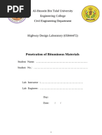 Ball Penetration Test Method T271 | PDF | Road Surface