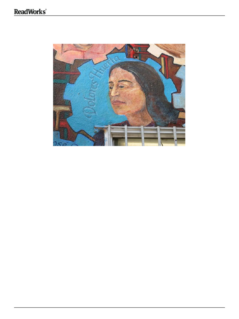 Dolores Huerta, Fighting For The Farmer | PDF | United Farm Workers ...