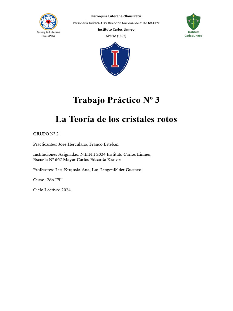 Caratula Práctica Ii | PDF