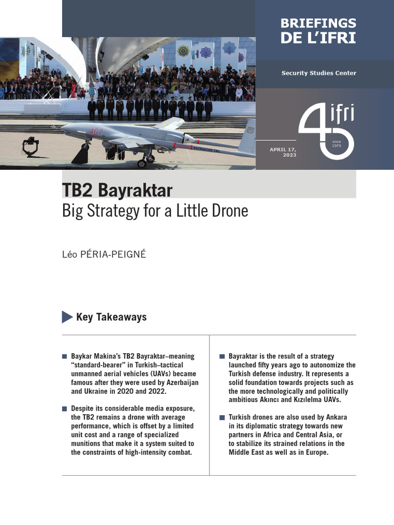 Peria-peigne Tb2 Bayraktar 2023 | PDF | Unmanned Aerial Vehicle | Unmanned Combat Aerial Vehicle