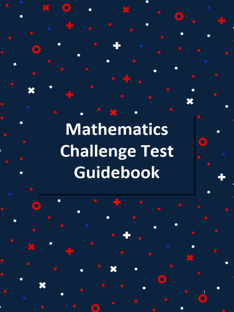 Mathematics Challenge Test Guide | PDF | Function (Mathematics ...