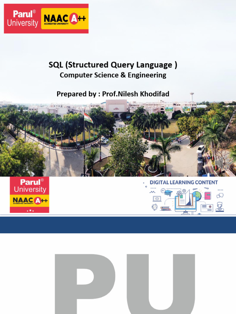 Final DBMS Unit 2 | PDF | Sql | Databases