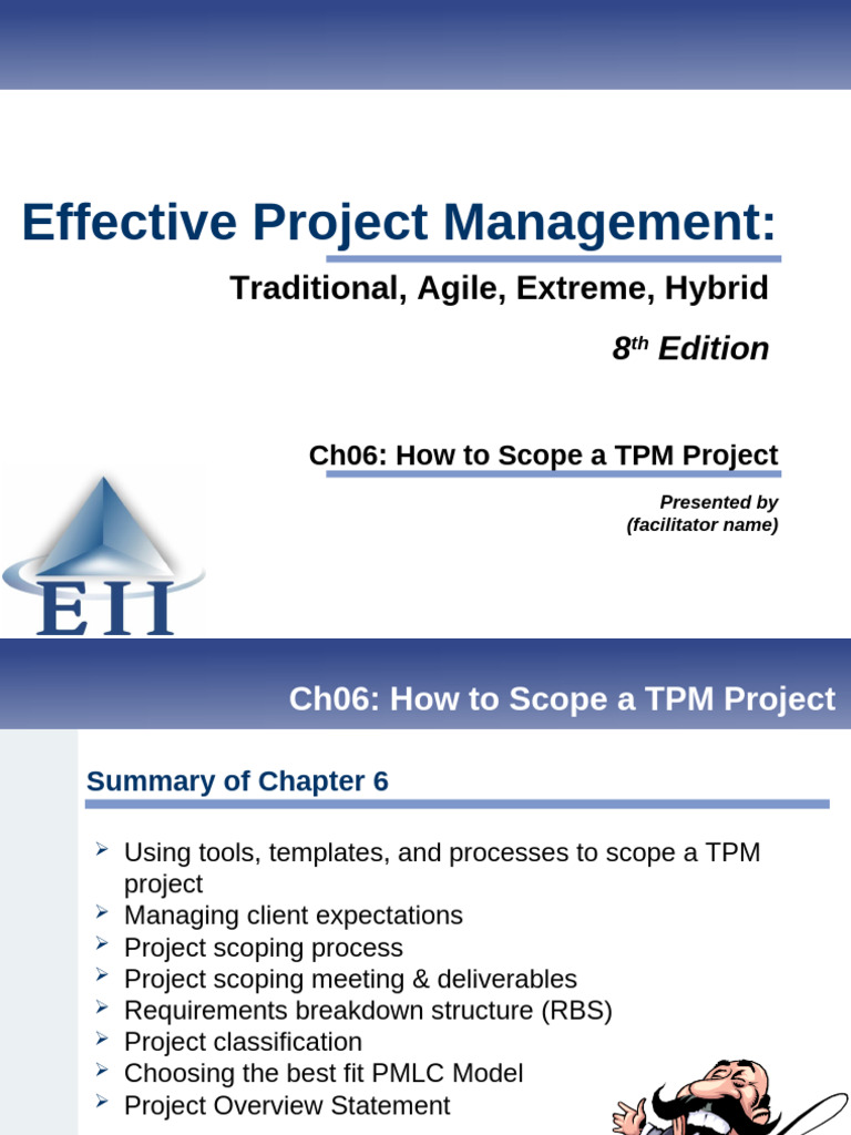 Chapter 6 How to Scope a TPM Project | PDF | Scope (Computer Science) | Project Management