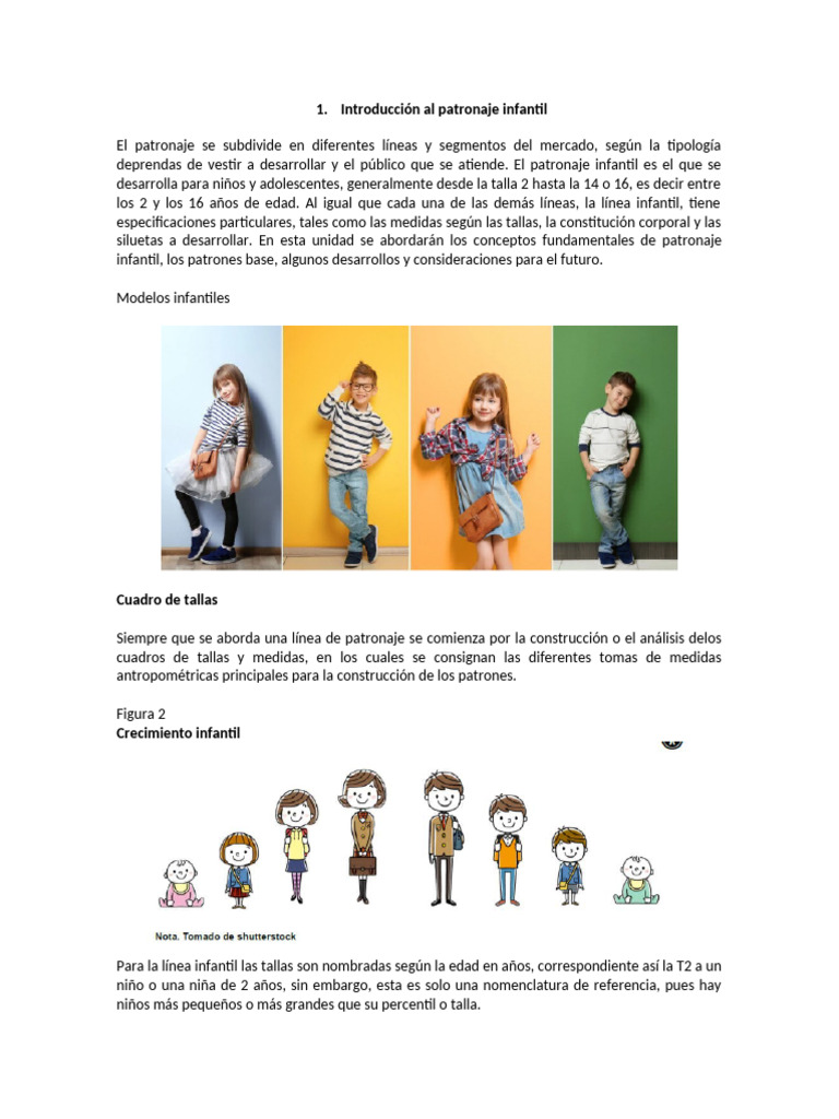 Patronaje Infantil2 | PDF | Hombro
