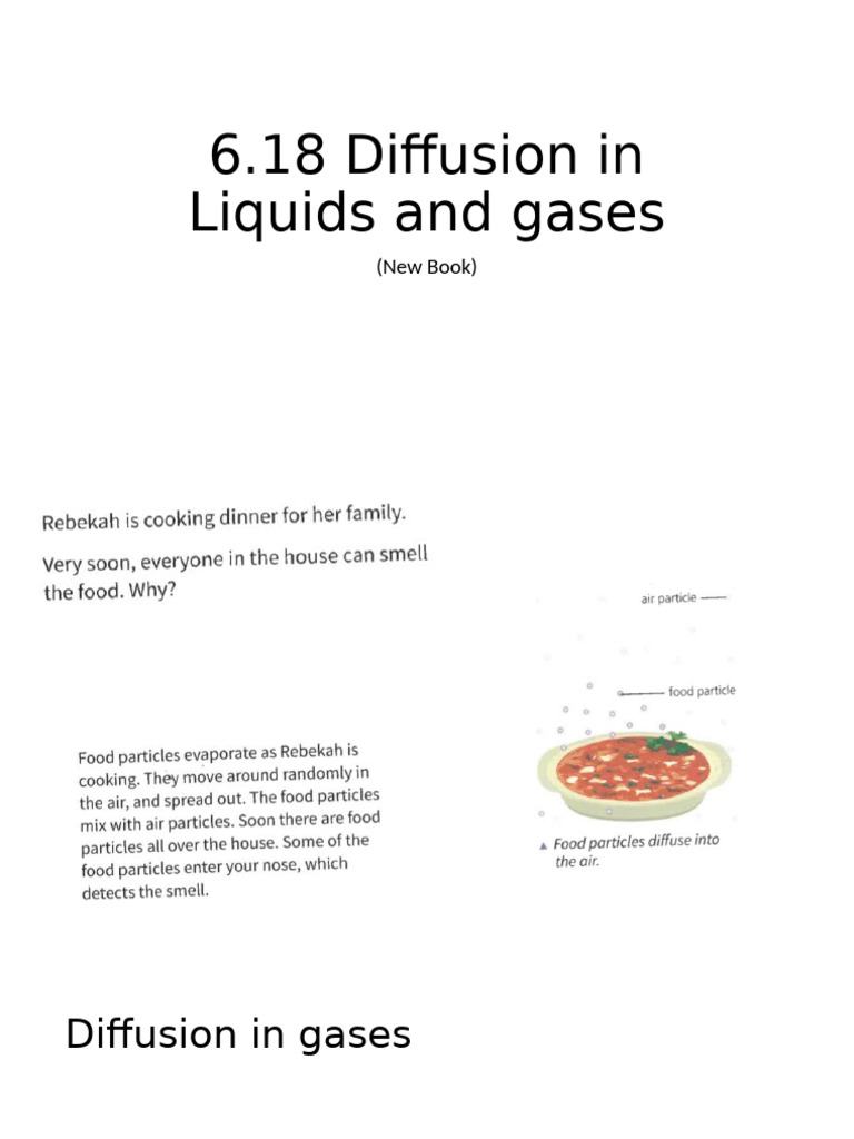 6.18 Diffusion of Gases and Liquids | PDF