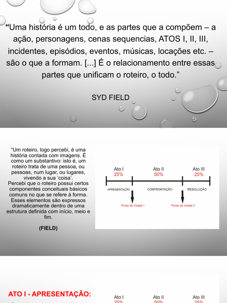 Estrutura do Roteiro segundo Syd Field | PDF