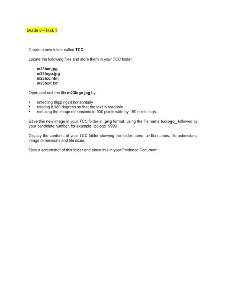 Grade 8 - Task 1 | PDF