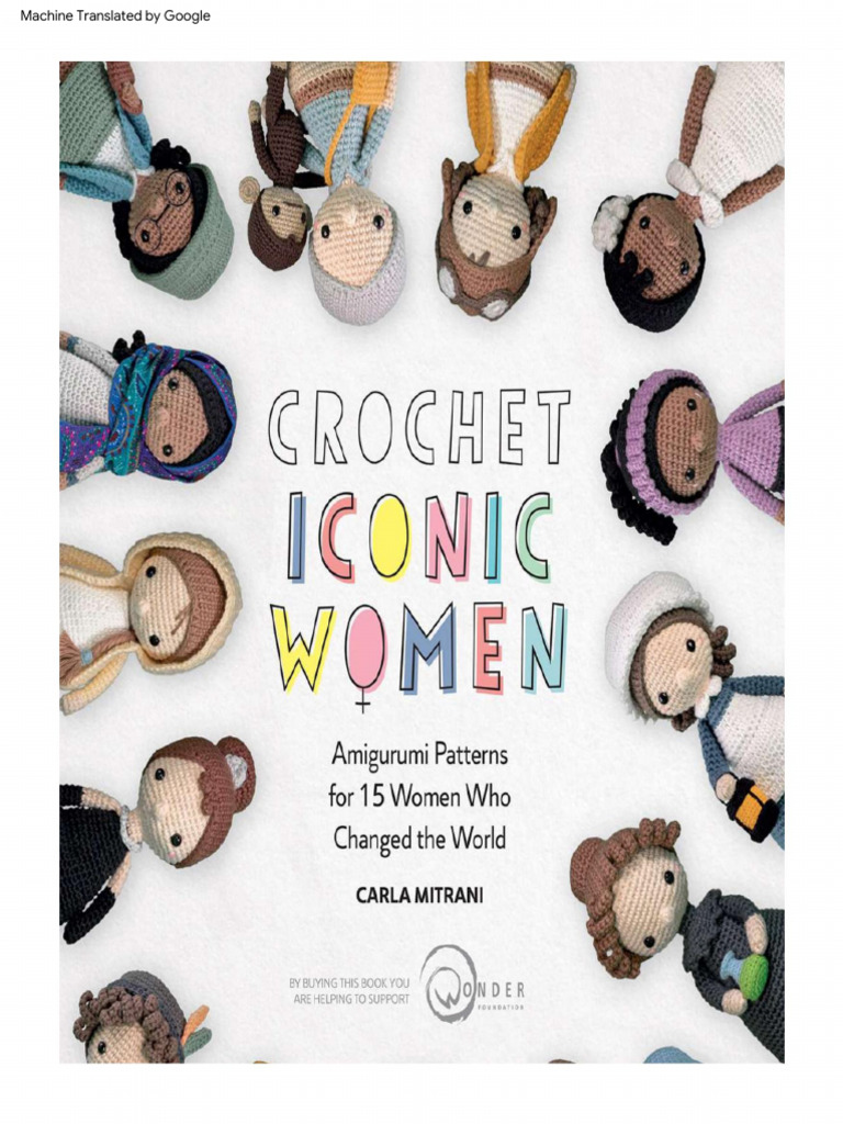Patrones de Amigurumi: Mujeres Icónicas | PDF | Tejer