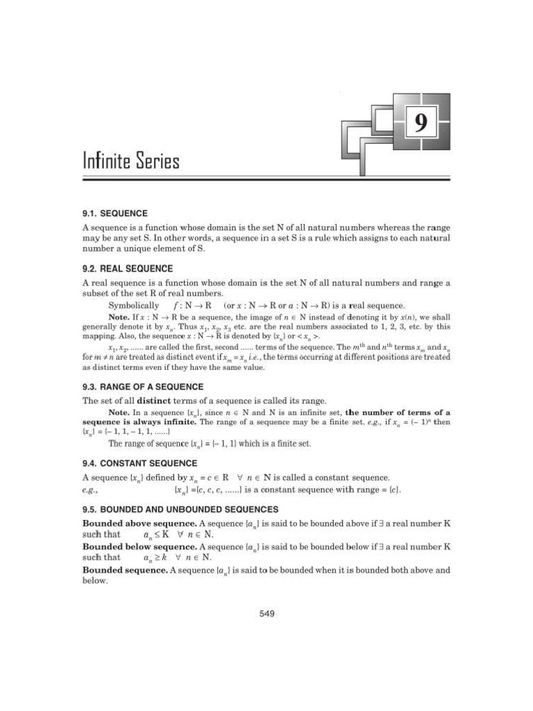 Infinite Series | PDF
