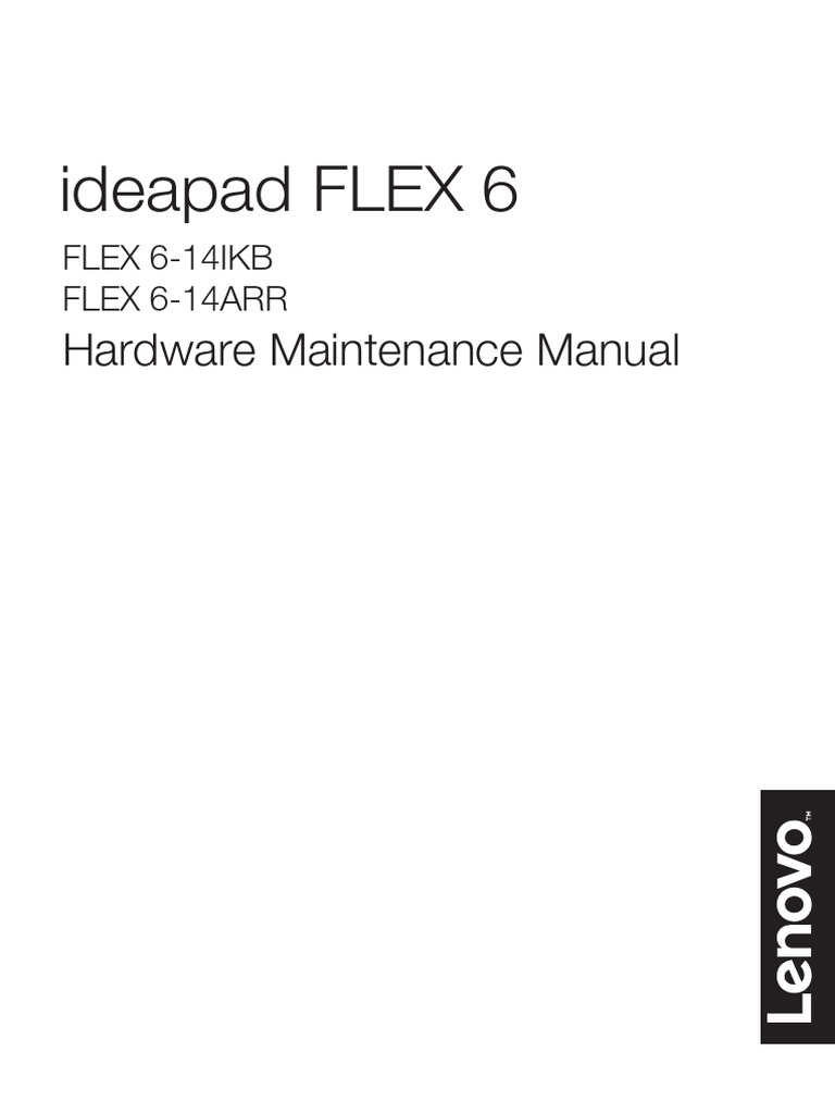 Flex6-14ikb Flex6-14arr HMM 201803 | PDF | Electrostatic Discharge ...