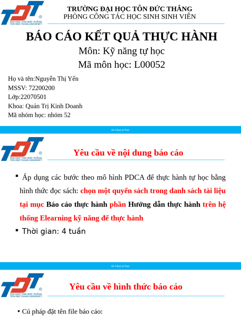 K Năng Tdtu | PDF