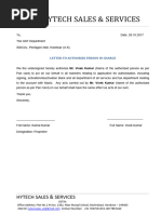 Company Sim Card Authorization Letter Complete | PDF | Videotelephony ...