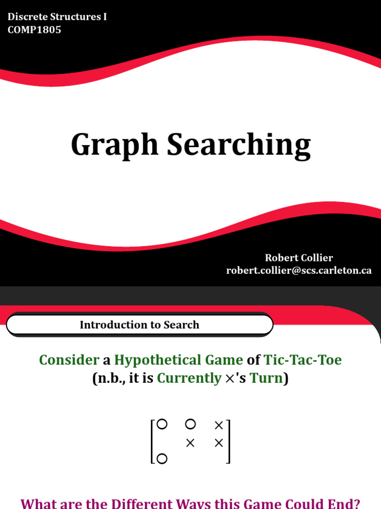 (Robert) Lecture 15 - Graph Searching | PDF | Mathematical Relations | Algorithms
