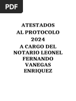 Índice de Protocolo Notarial 2021 | PDF