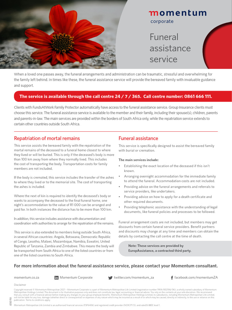 Funeral Assistance Service | PDF | Funeral
