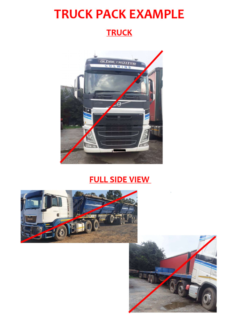 Truck Pack Example and Requirements | PDF