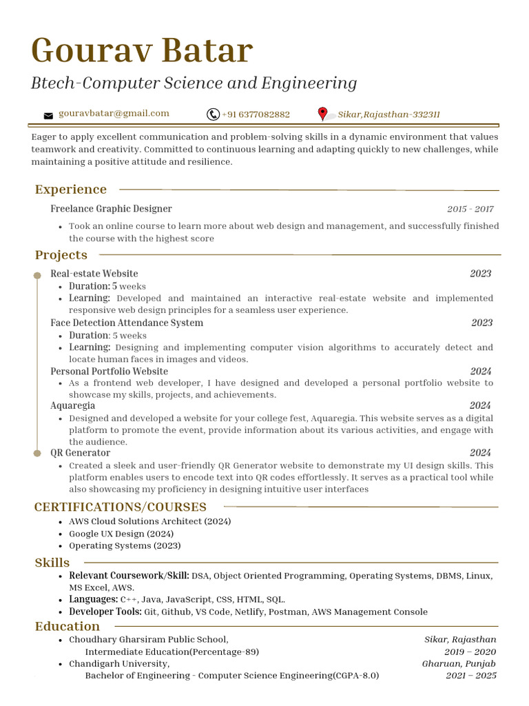 Resume 2 | PDF | Web Design | Software Engineering