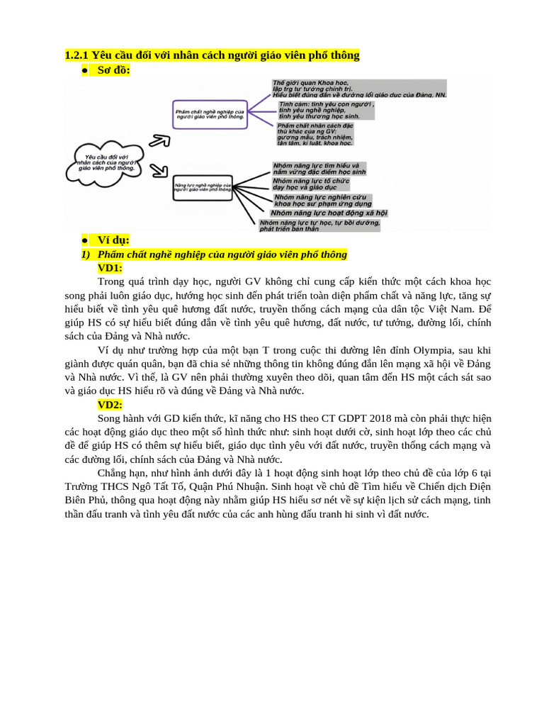 Giáo Dục Học - NHÓM 1 BT1 | PDF