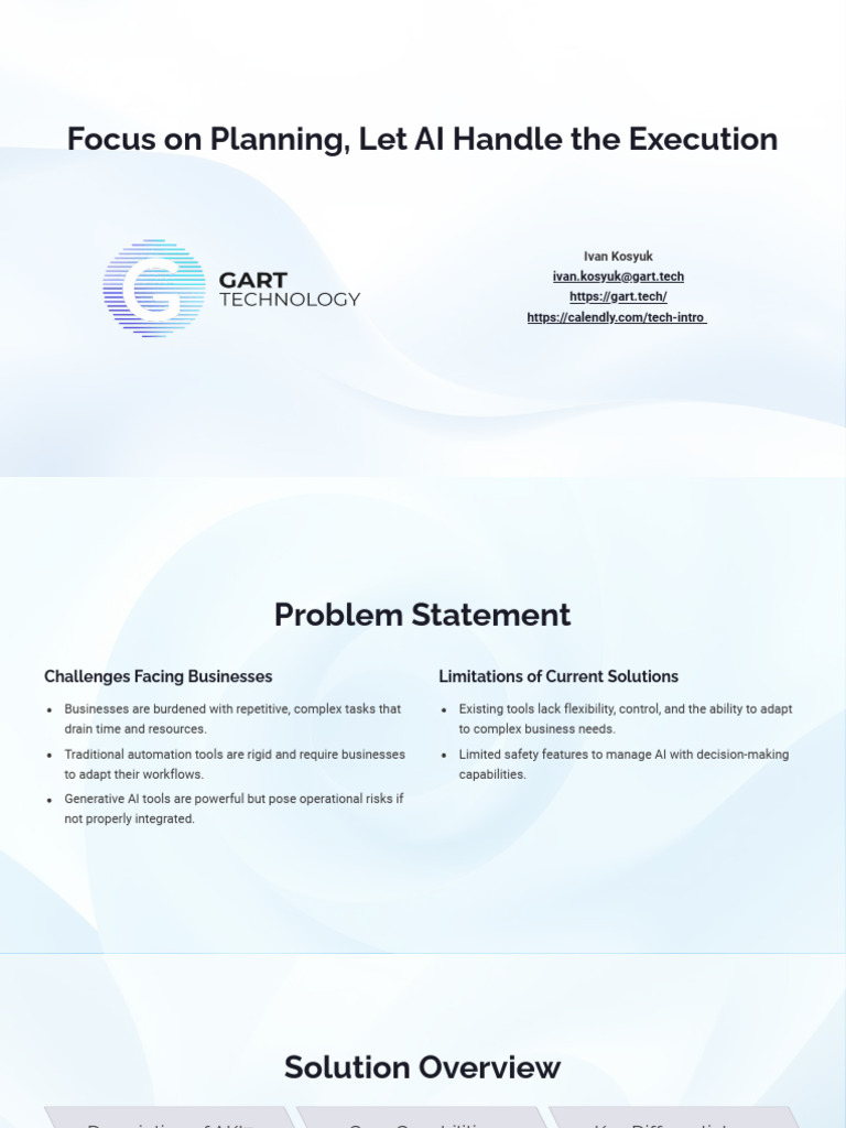 Focus On Planning Let AI Handle The Execution | PDF | Artificial Intelligence | Intelligence (AI ...