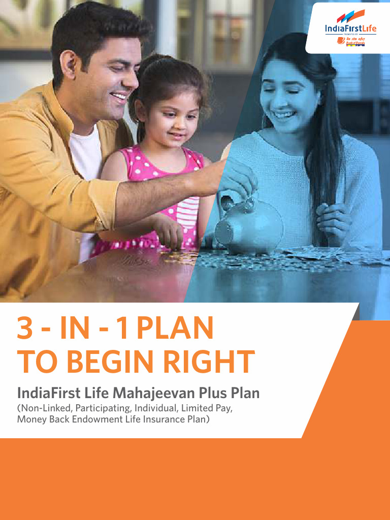IndiaFirst MahaJeevan Plus Plan Individual Product Brochure en | PDF ...