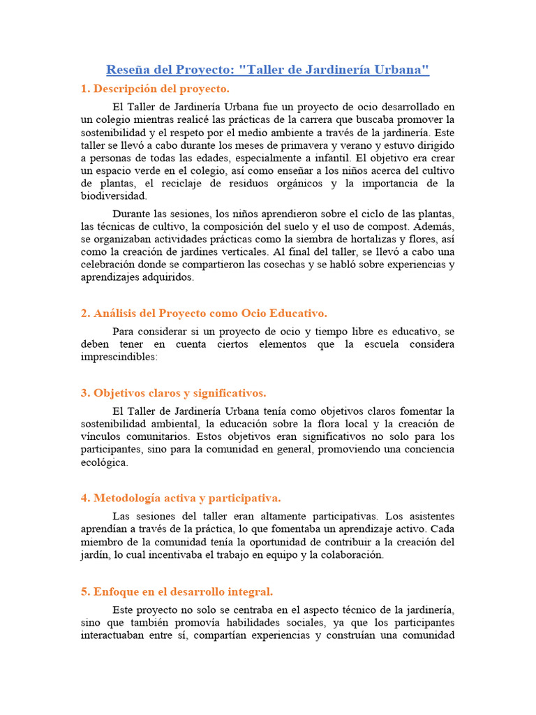 Actividad 2. T6 | PDF | Sustentabilidad | Aprendizaje