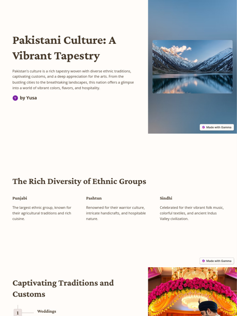 Pakistani-Culture-A-Vibrant-Tapestry | PDF | Indian Cuisine | Pakistan