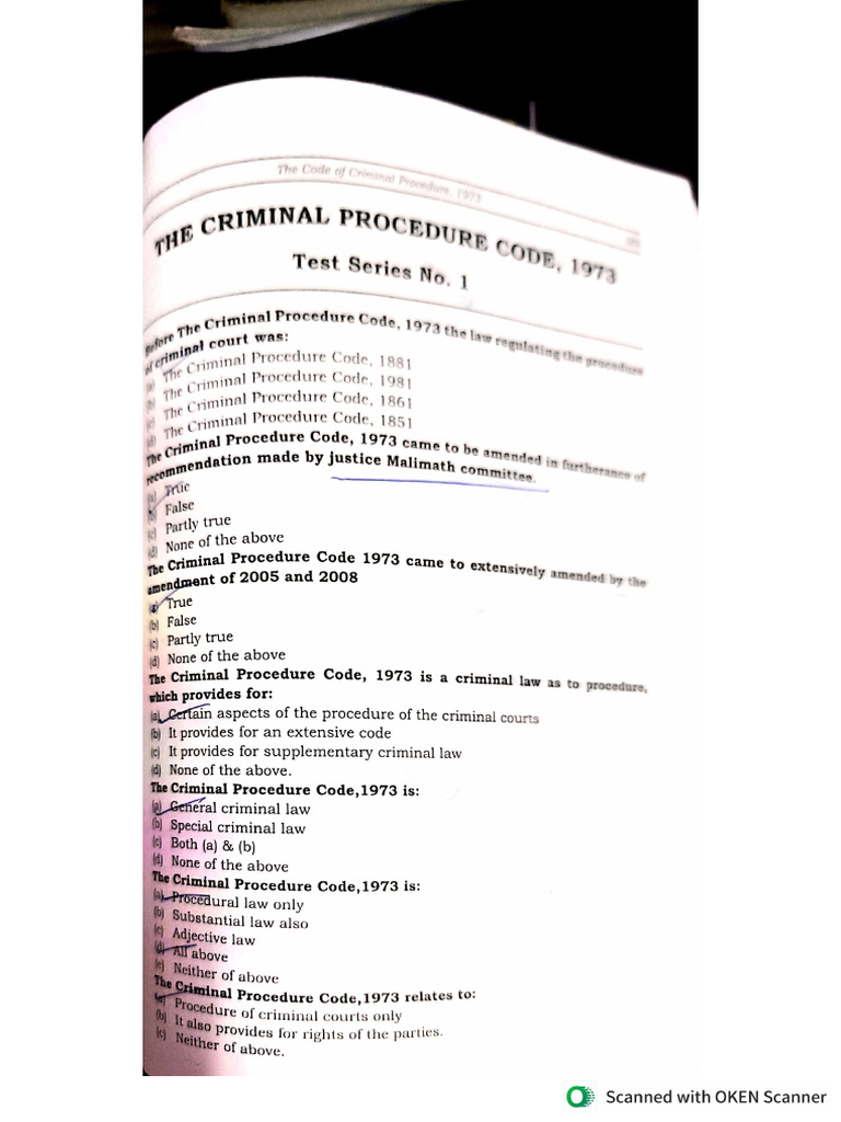 Criminal Procedure Code 2 | PDF