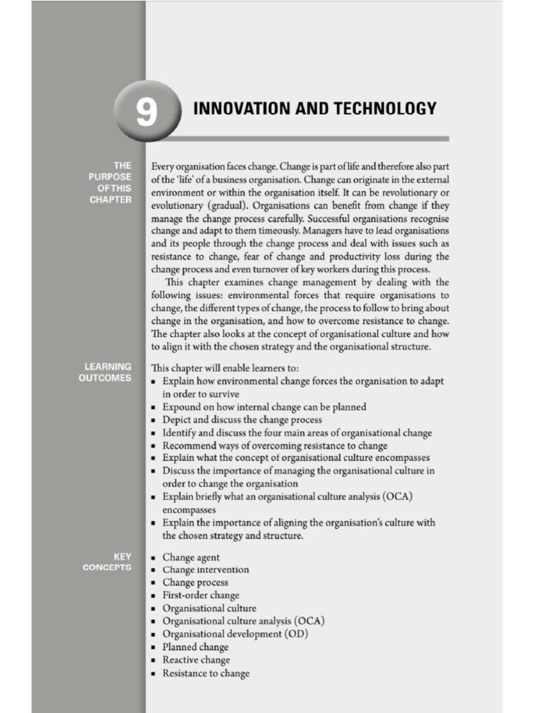 Management Chapter 9-10 | PDF