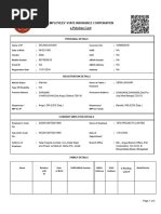 Esi Sample Filled Esic Form 10 | PDF | Employee Relations | Industrial ...