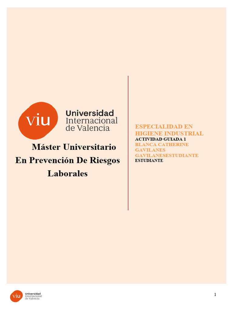 Ag1 Ehi....... | PDF | Higiene Ocupacional