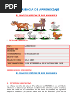 Proyecto Conociendo Los Animales de La Granja | PDF | Aprendizaje ...
