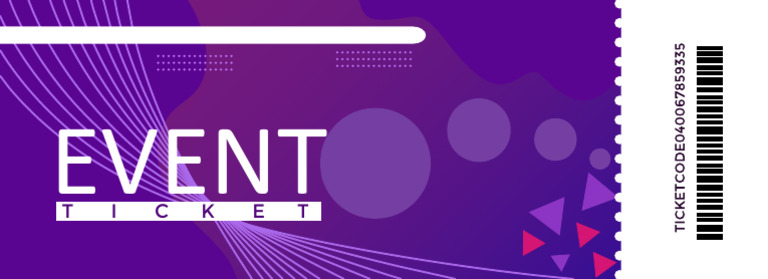 Event Ticket Template | PDF