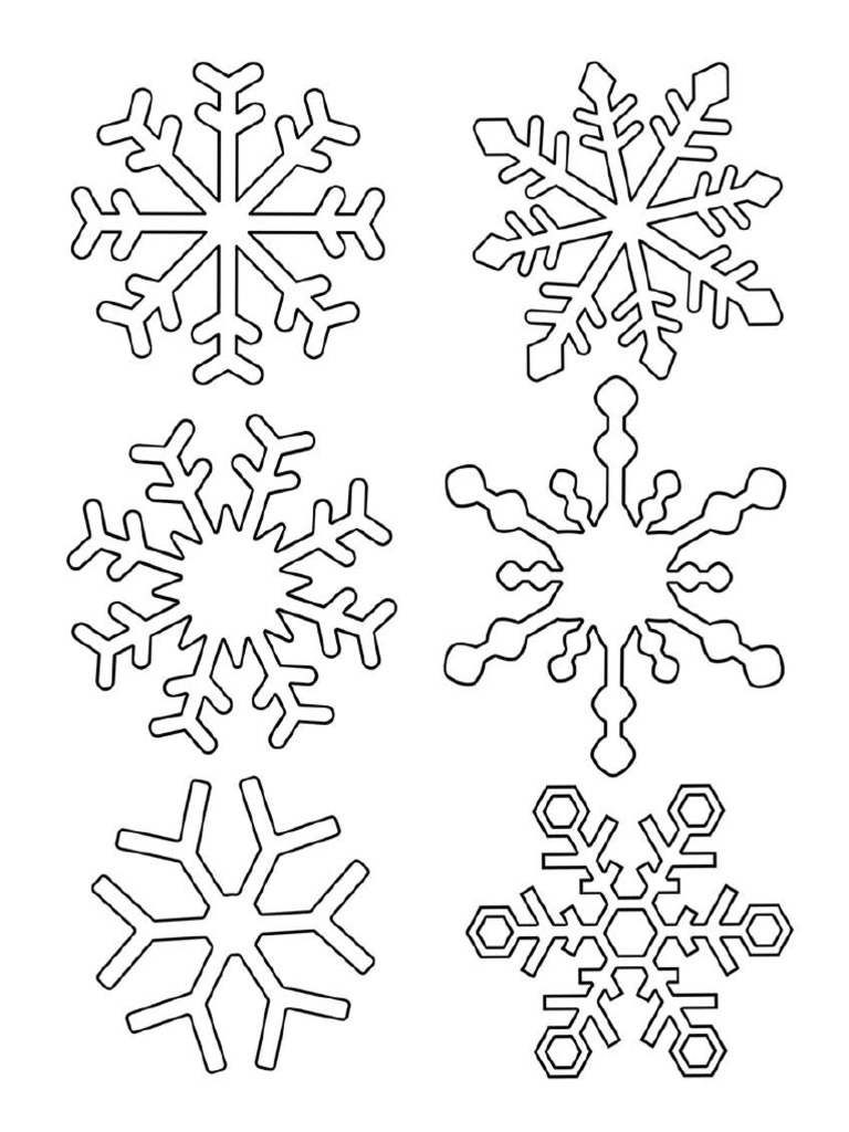 DP 6 Snowflakes One Page | PDF