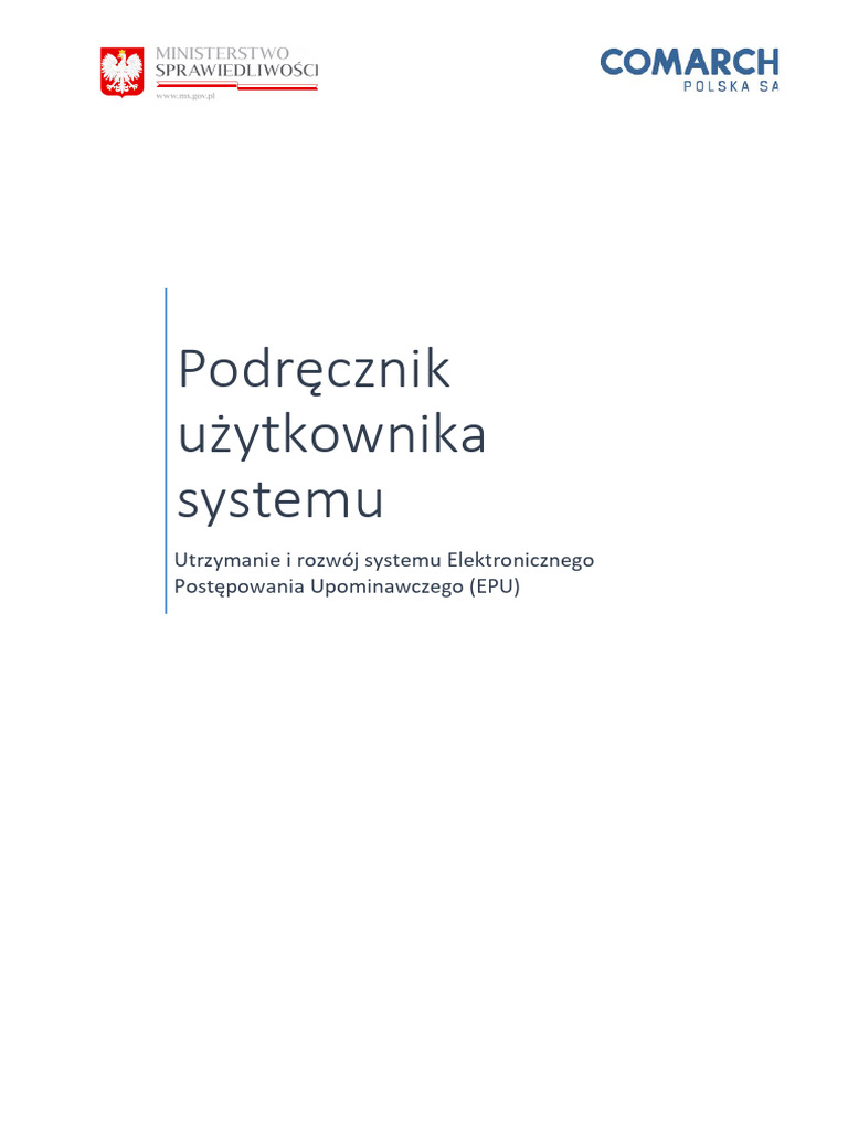 Podrecznik Uzytkownika Zakladanie Konta W Systemie | PDF
