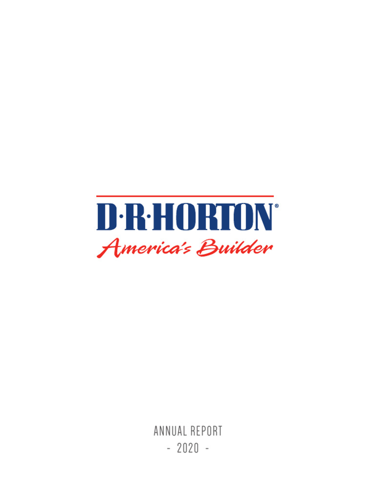 2020 Dhi Annual Report | PDF | Procurement | Form 10 K