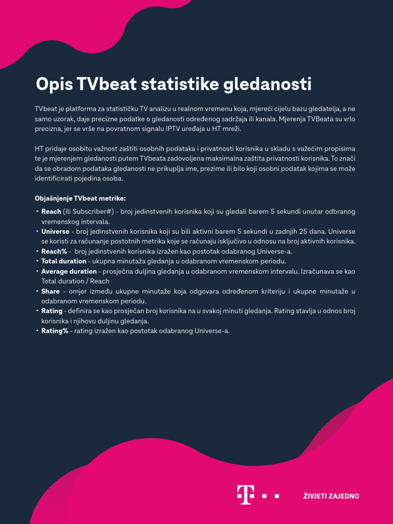 Metodologija-mjerenja-TV-gledanosti-HT | PDF
