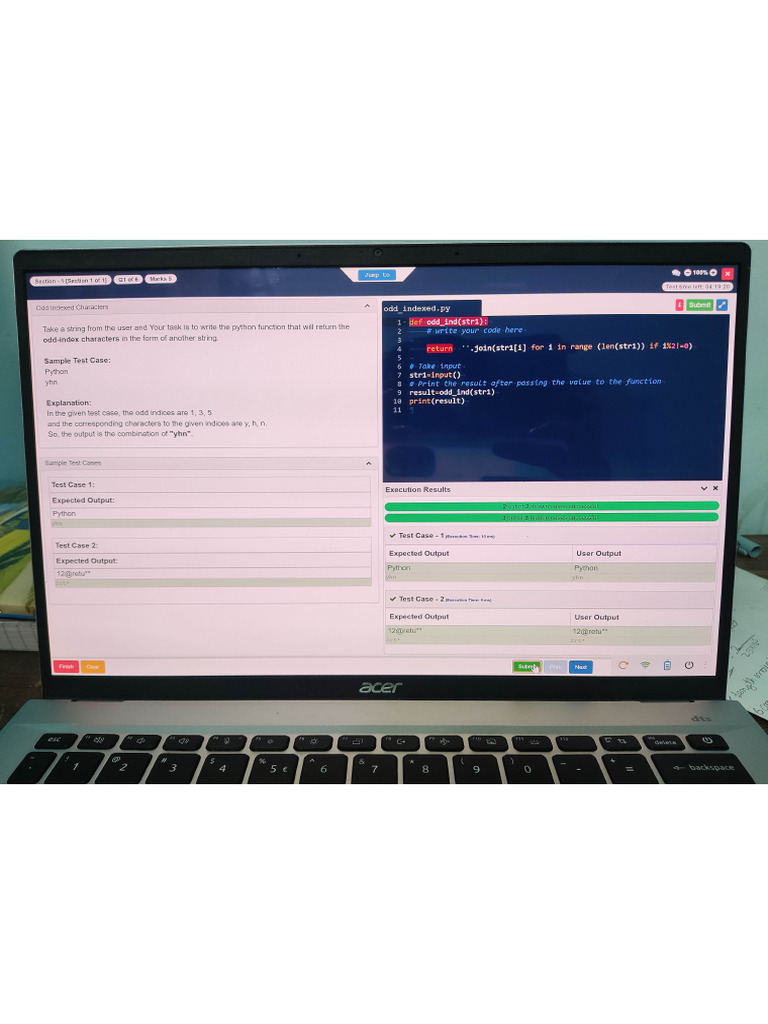 Unit-3 Lesson-2 Test Sol | PDF