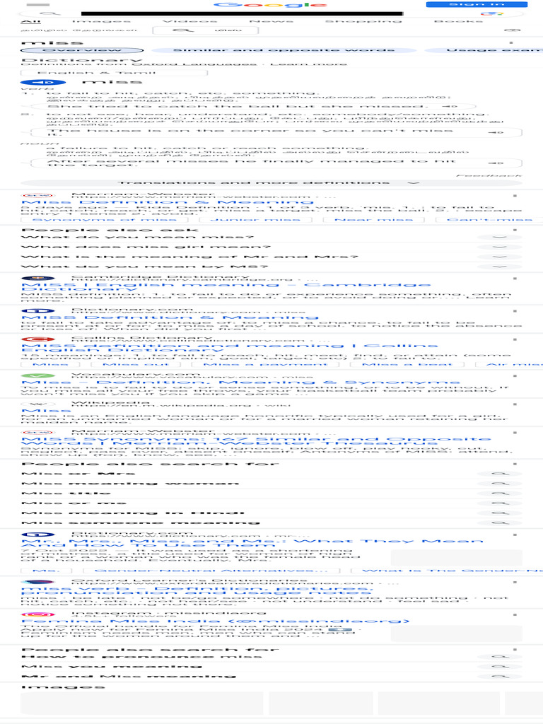 Miss - Google Search | PDF | Human Communication | Lexicology