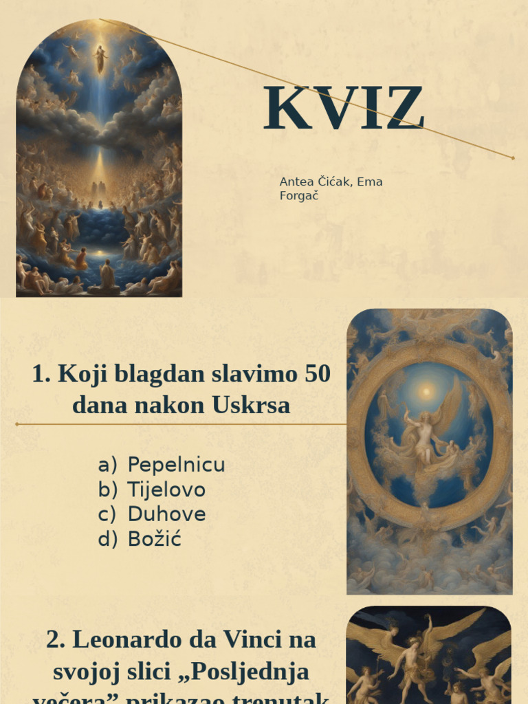 Vjeronauk Kviz | PDF