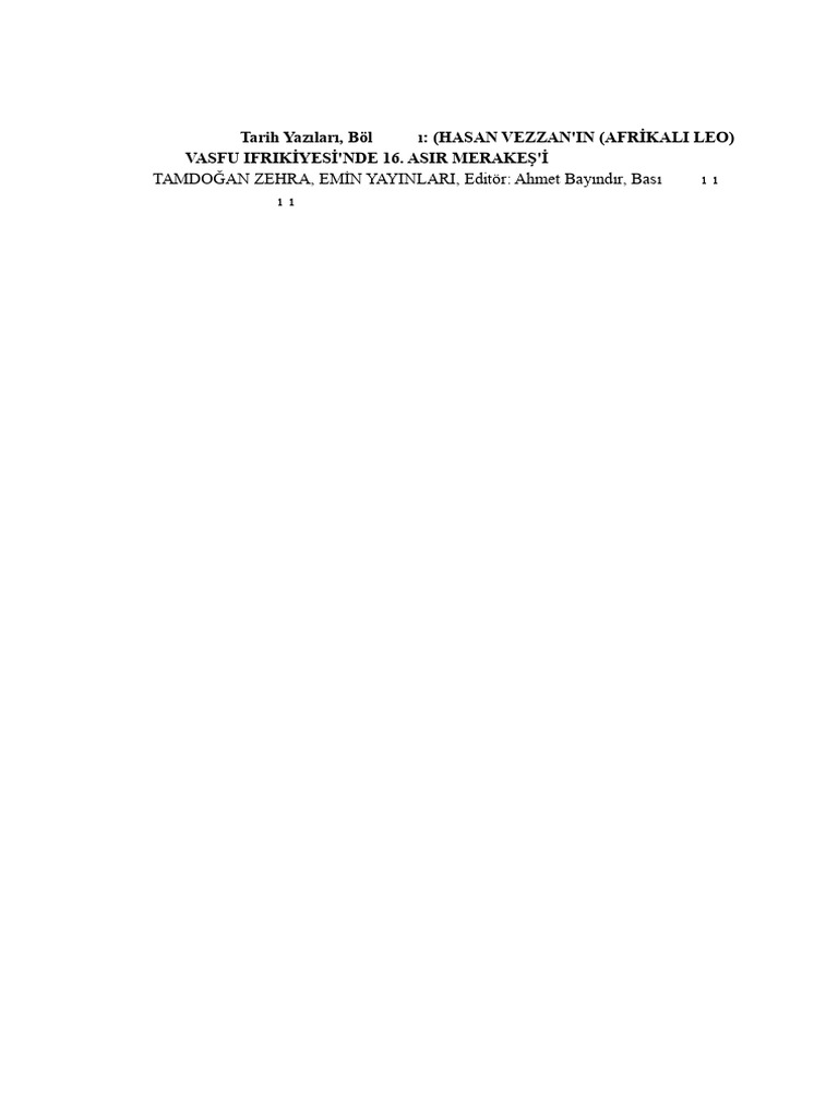 4-Tam Metin-HASAN VEZZAN-MERAKEŞ PDF | PDF