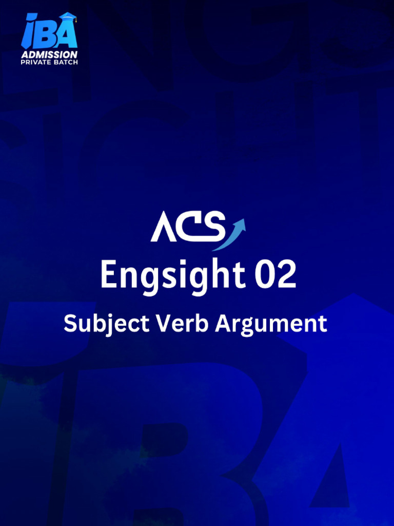 02-Subject Verb Argument Sheet | PDF | Subject (Grammar) | Grammatical ...