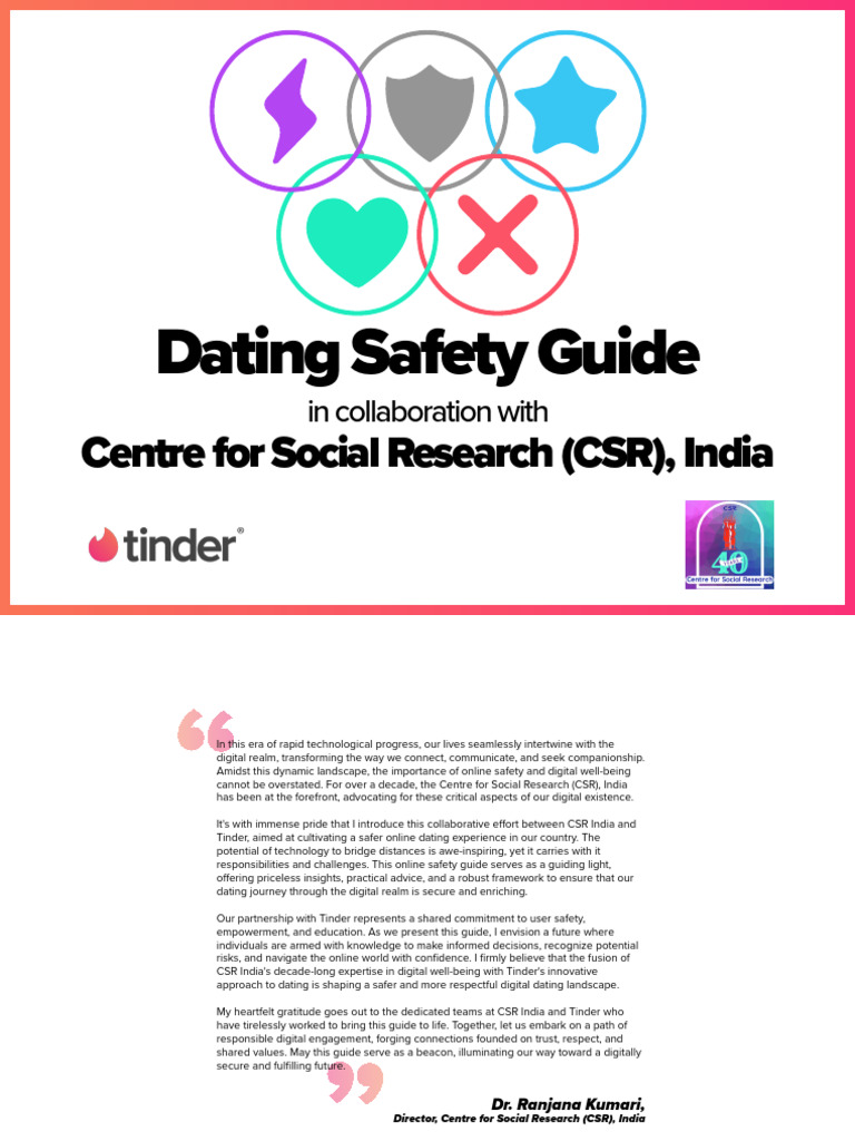 dating-safety-guide-india | PDF | Tinder (App) | Nonverbal Communication