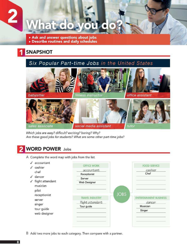 INTERCHANGE 1 - pg. 8 - LESSON 2 | PDF