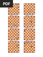 Ejercicios Mate en 2 Jugadas | PDF