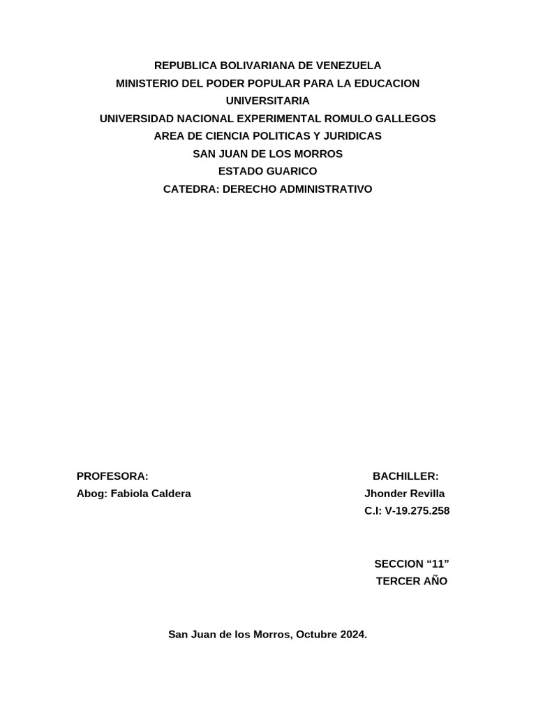 Ensayo de Dereco Administrativo | PDF | Agua | Estado (política)
