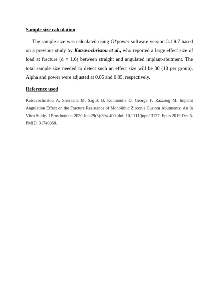 Sample Size Calculation - Dent | PDF | Science & Mathematics | Computers