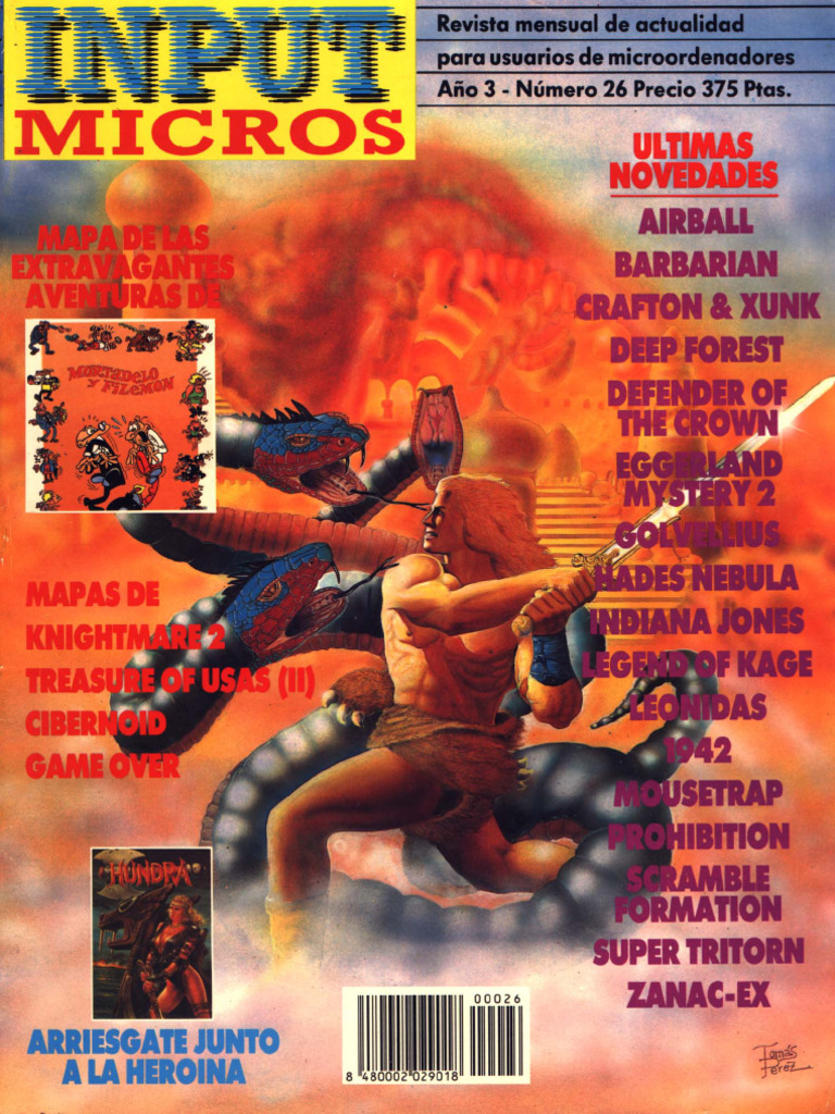 Input MSX (1988) Año 3 - Numero 26 | PDF