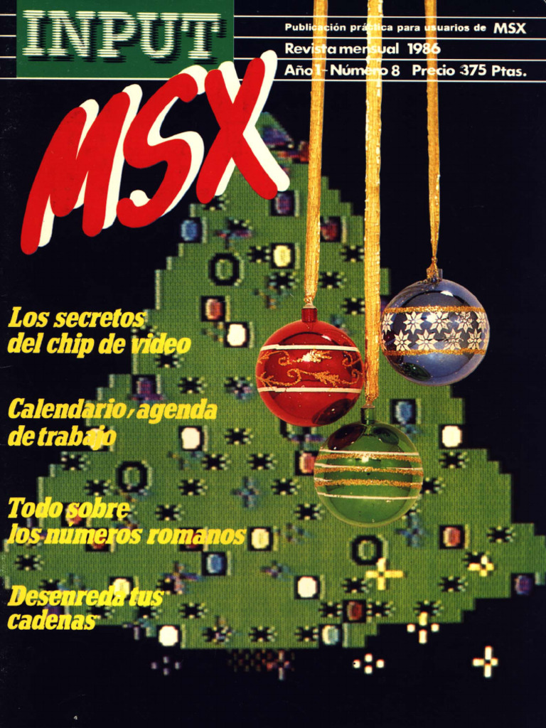Input MSX (1986) Año 1 - Numero 8 | PDF