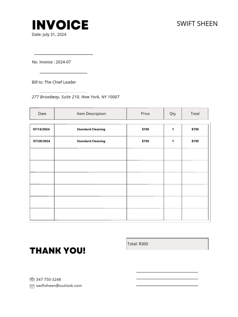 Invoice 2024 07 | PDF