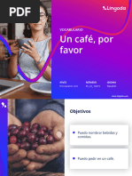 Expresiones para pedir en cafetería | PDF | café | Bebida